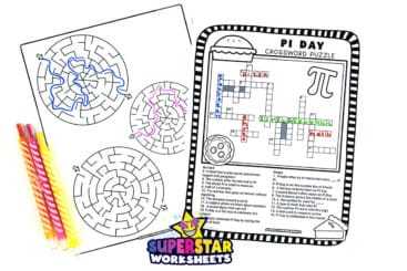 Pi Day Worksheets - Superstar Worksheets