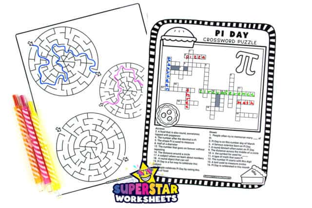Pi Day Worksheets (Free Printables) - Superstar Worksheets