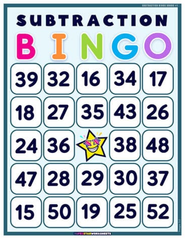 Double Digit Subtraction - Superstar Worksheets