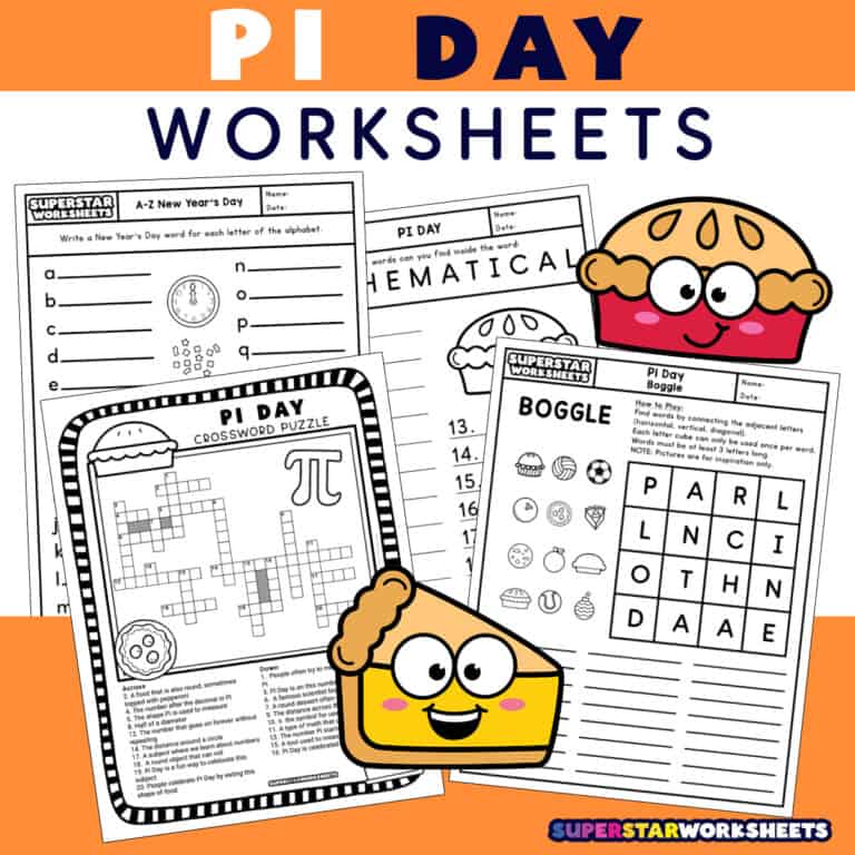 Pi Day Worksheets - Superstar Worksheets