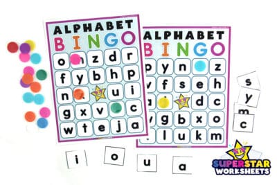 Alphabet BINGO - Superstar Worksheets