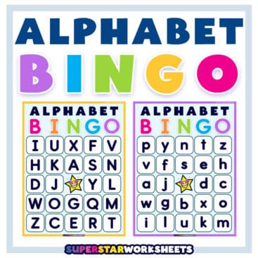 Alphabet BINGO - Superstar Worksheets