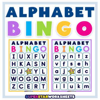 Alphabet BINGO - Superstar Worksheets