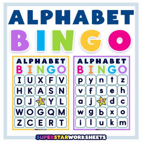 Alphabet BINGO - Superstar Worksheets