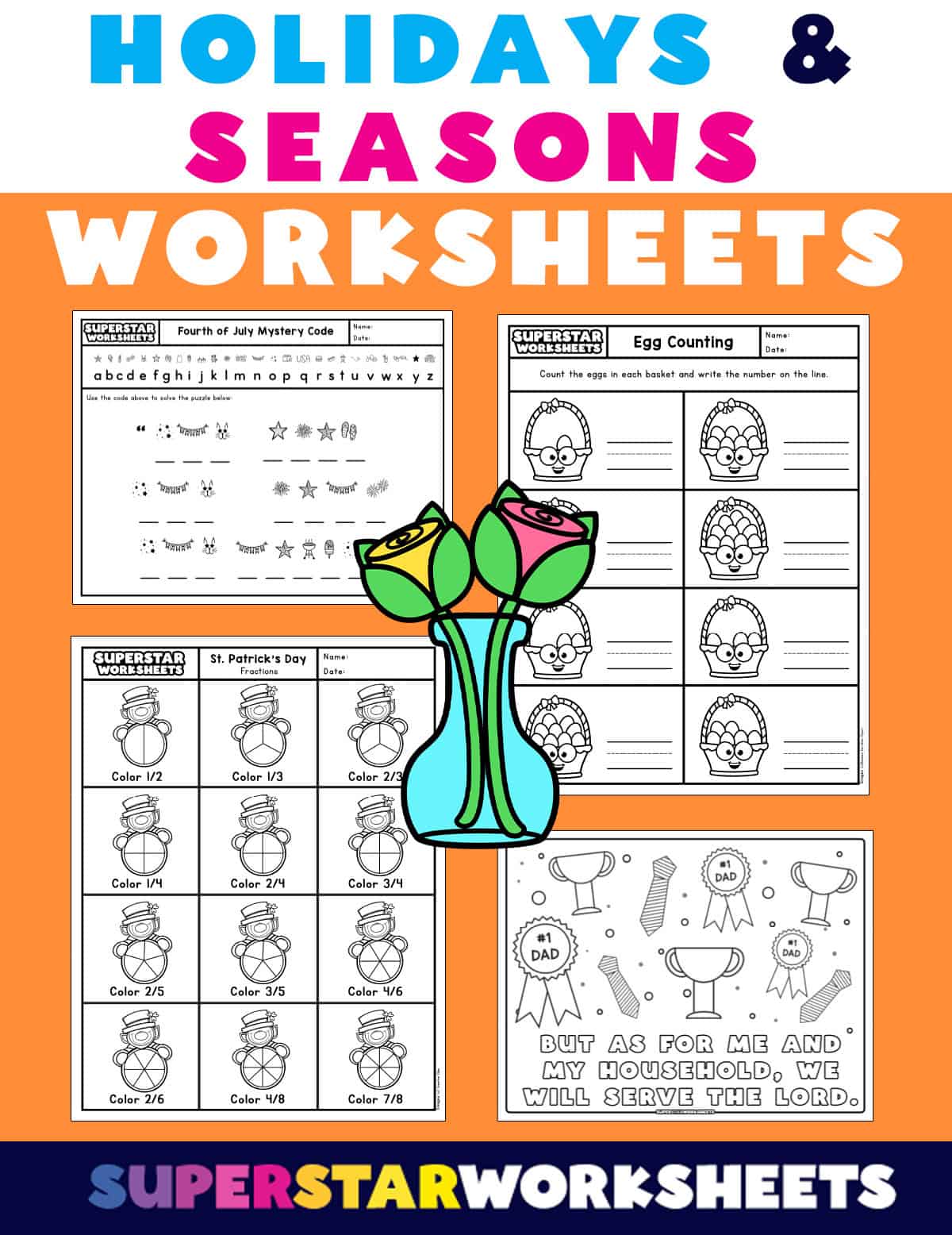 Holiday & Seasons Worksheets - Superstar Worksheets