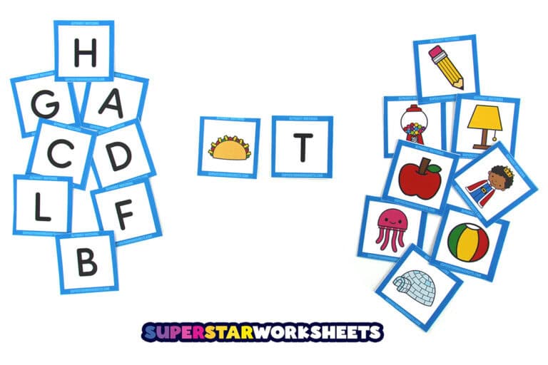 Matching Game Printables - Superstar Worksheets