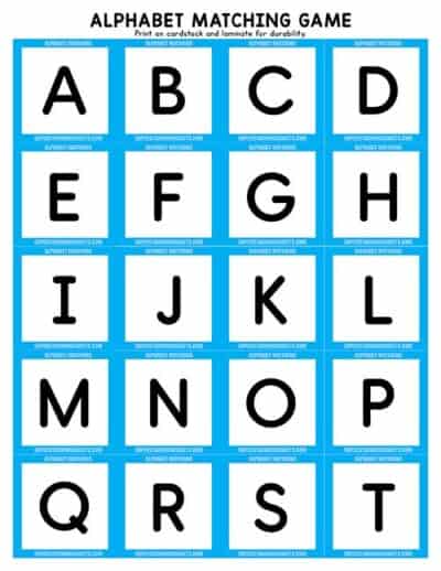 Matching Game Printables - Superstar Worksheets