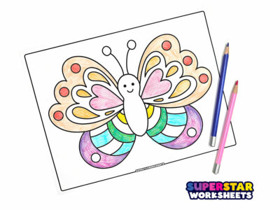 Butterfly Coloring Pages (Free Printables) - Superstar Worksheets