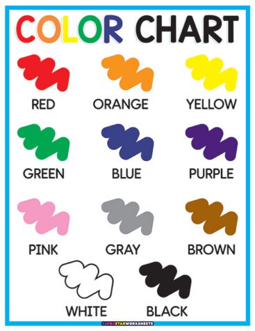 Color Worksheets - Superstar Worksheets