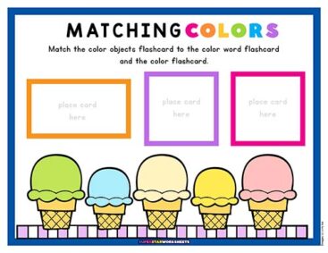 Color Worksheets - Superstar Worksheets