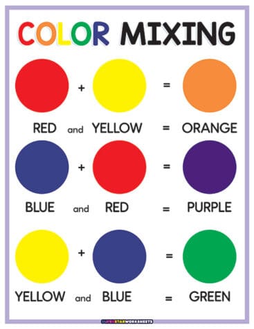 Color Worksheets - Superstar Worksheets