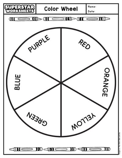 Color Worksheets - Superstar Worksheets
