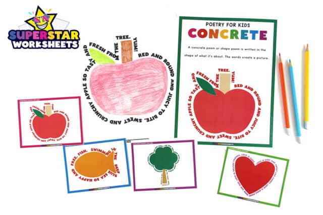 Poetry for Kids - Superstar Worksheets