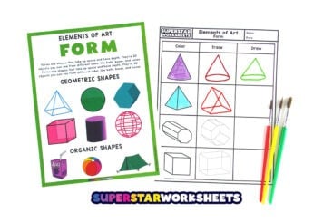 Elements of Art (Free Printables) - Superstar Worksheets