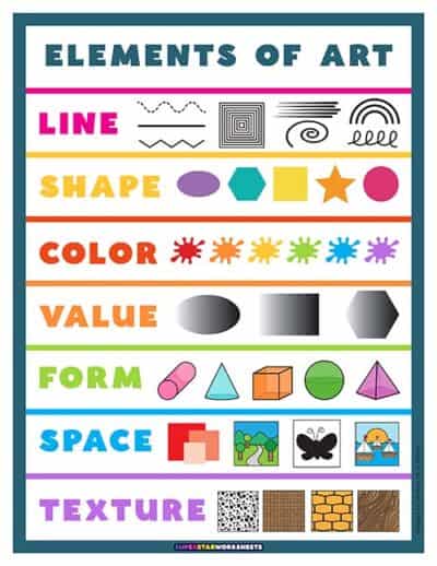 Elements of Art (Free Printables) - Superstar Worksheets