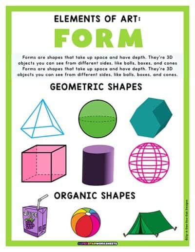 Elements of Art - Superstar Worksheets