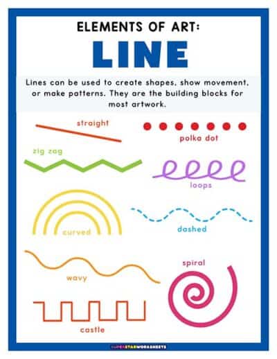 Elements of Art (Free Printables) - Superstar Worksheets