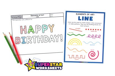 Elements of Art - Superstar Worksheets