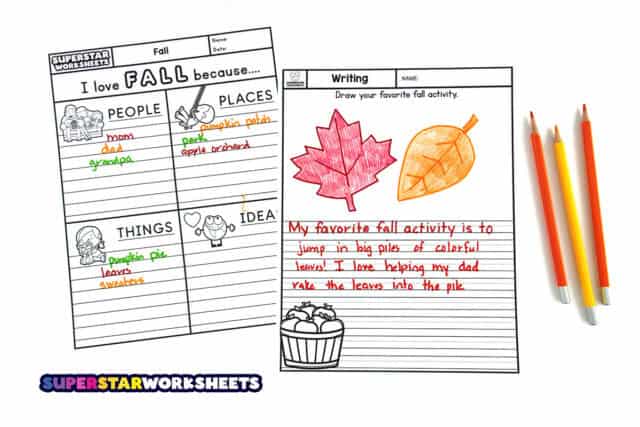 Fall Worksheets - Superstar Worksheets
