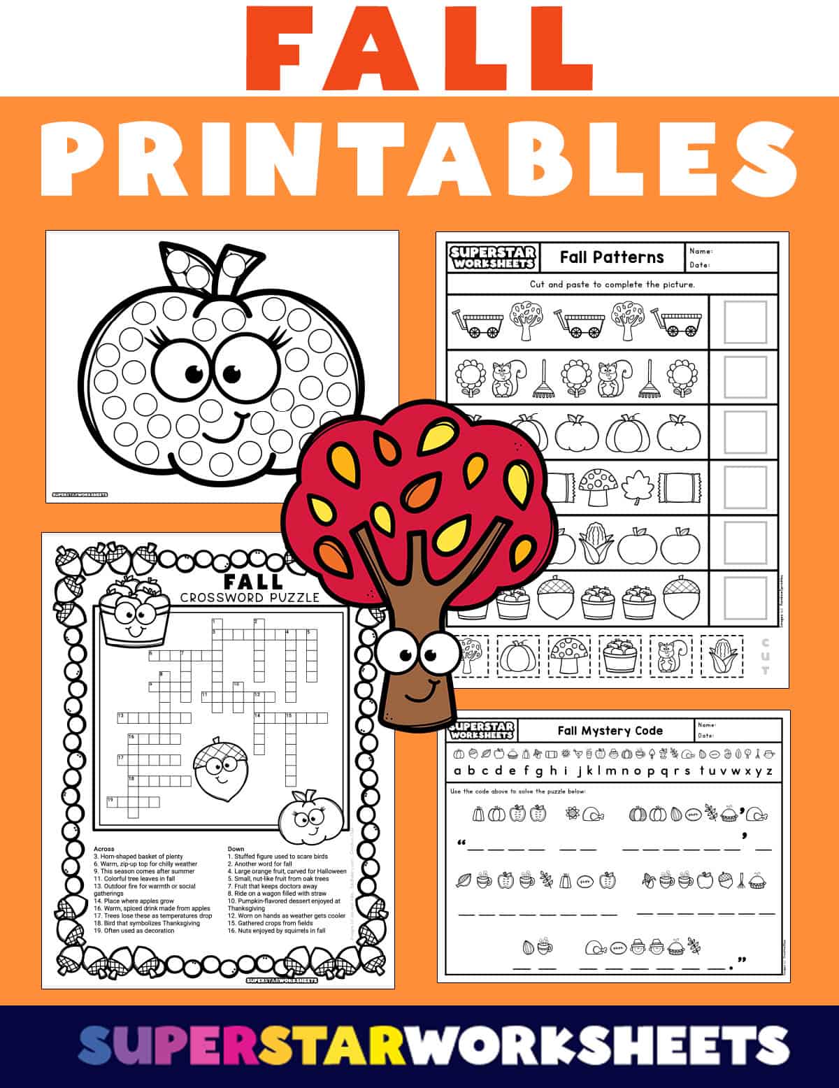 Fall Worksheets - Superstar Worksheets