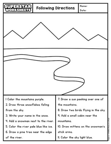 Winter Worksheets - Superstar Worksheets