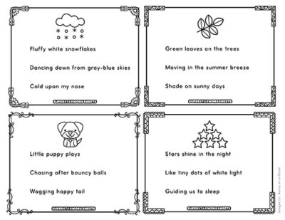 Poetry for Kids - Superstar Worksheets