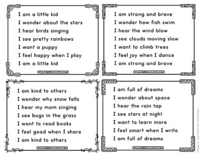 Poetry for Kids - Superstar Worksheets