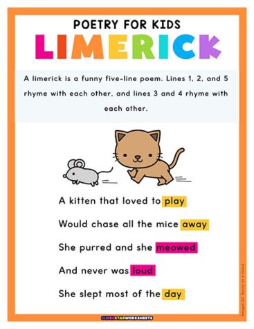 Poetry for Kids - Superstar Worksheets