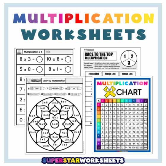 Math Worksheets - Superstar Worksheets