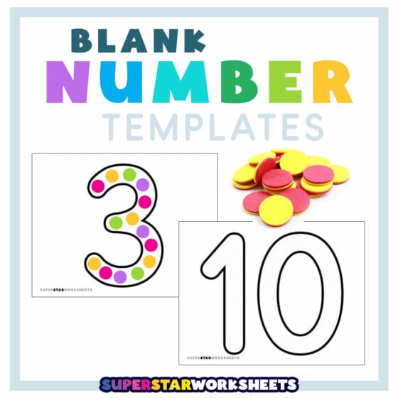 Number Worksheets - Superstar Worksheets