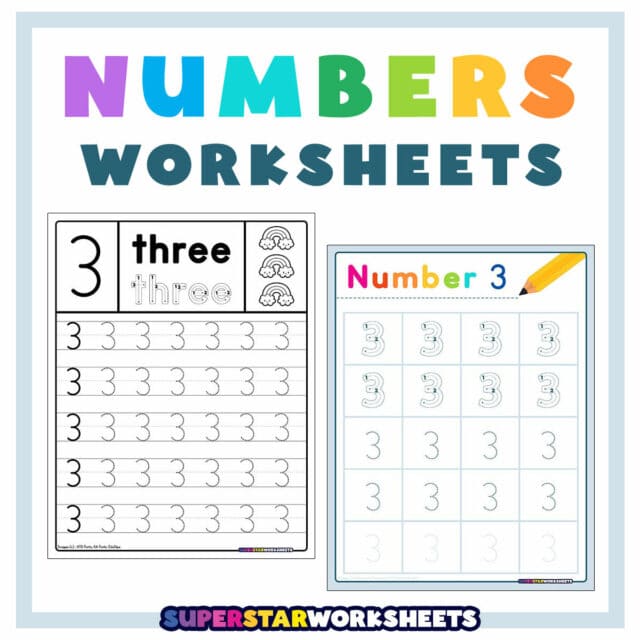 Number Sense - Superstar Worksheets