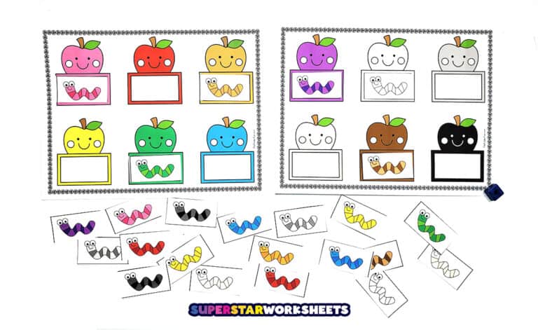 Color Worksheets - Superstar Worksheets