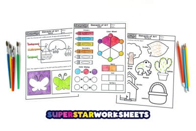 Elements of Art (Free Printables) - Superstar Worksheets