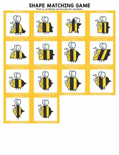 Matching Game Printables - Superstar Worksheets