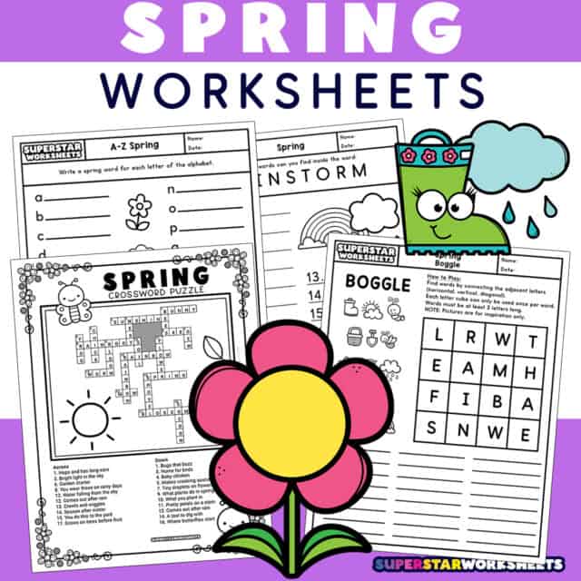Spring Worksheets - Superstar Worksheets