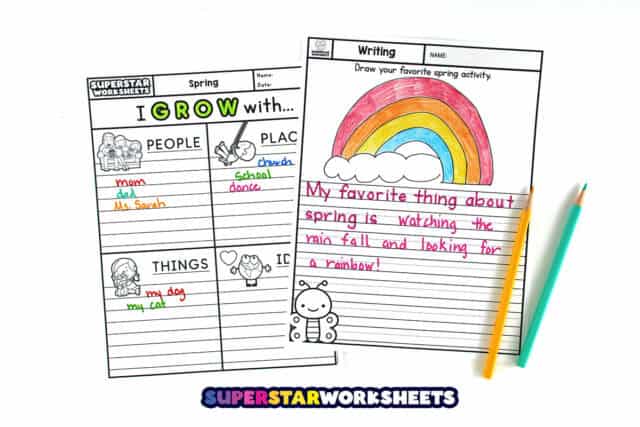 Spring Worksheets (Free Printables) - Superstar Worksheets