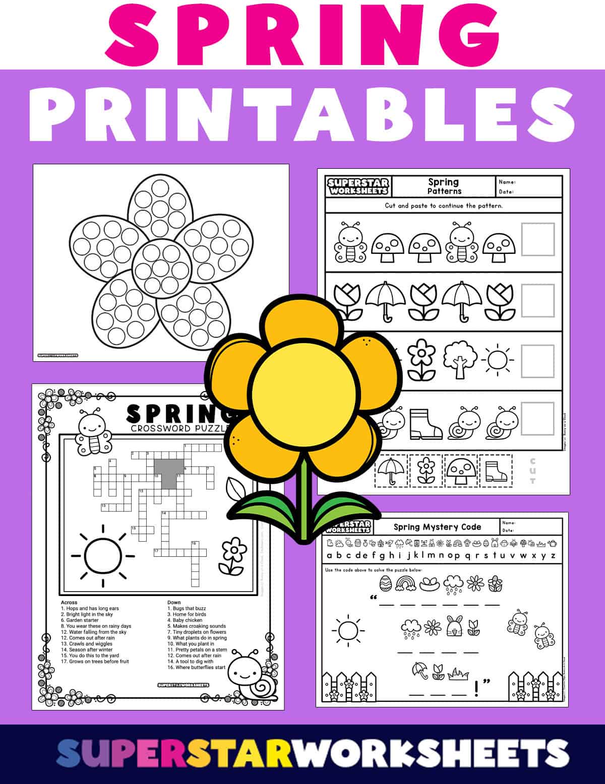 Spring Worksheets - Superstar Worksheets