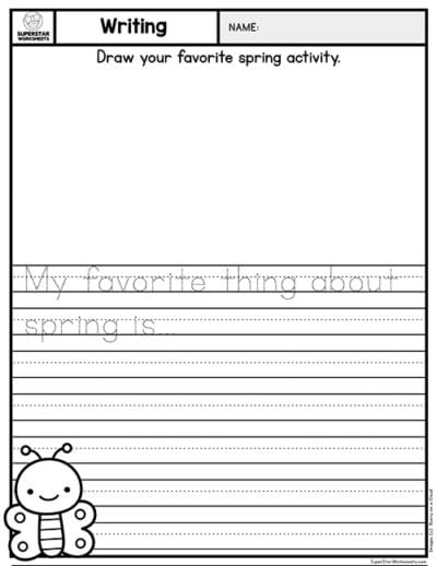 Spring Worksheets - Superstar Worksheets