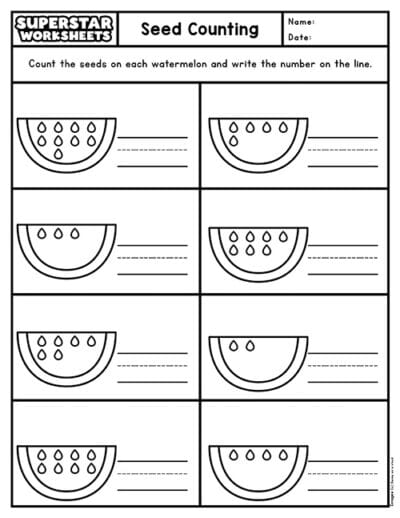 Summer Worksheets - Superstar Worksheets