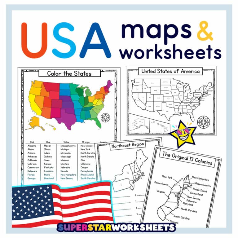 Geography Worksheets - Superstar Worksheets
