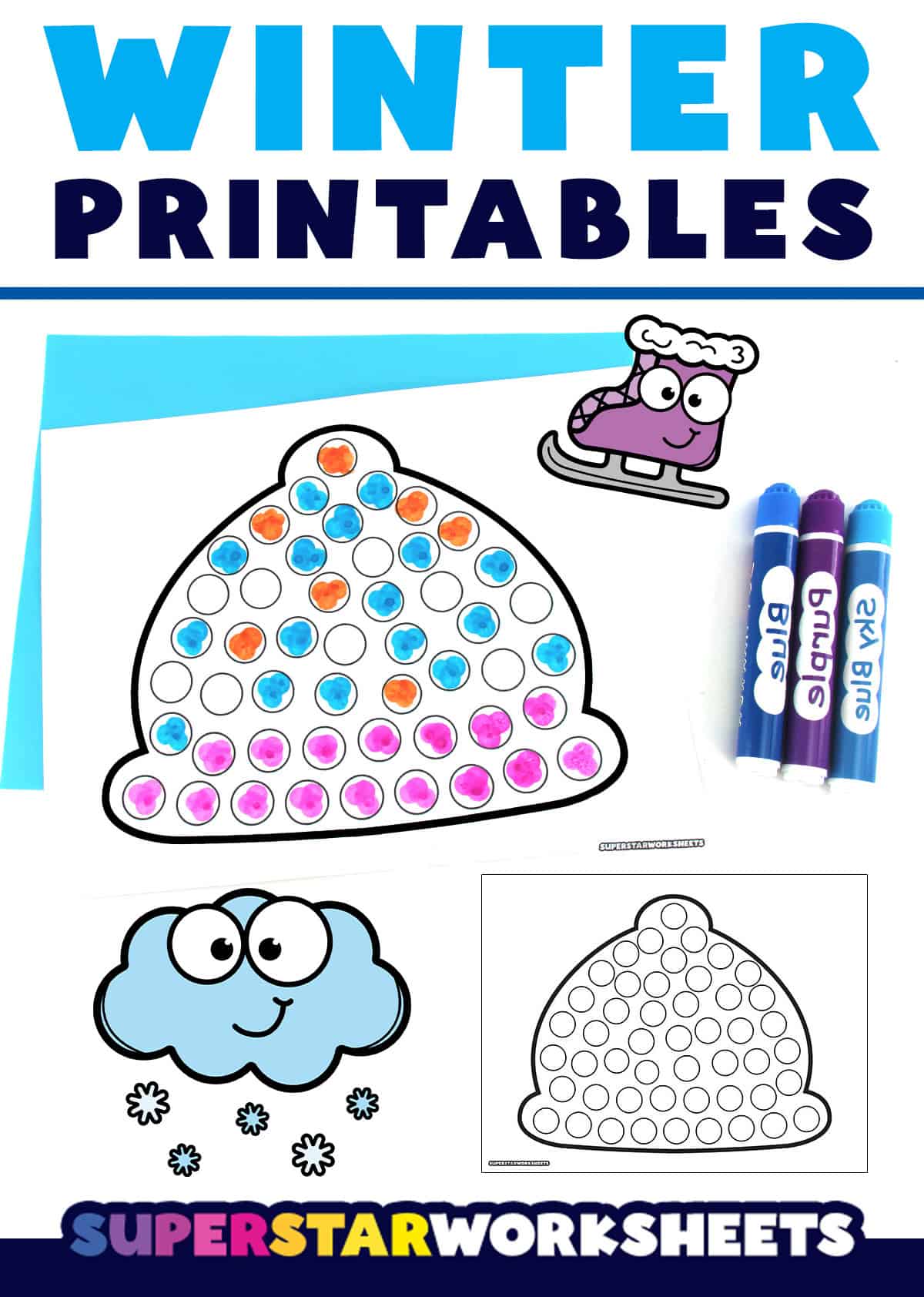 Winter Worksheets (Free Printables) - Superstar Worksheets