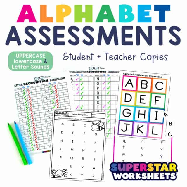 End of the Year Assessment Packs - Superstar Worksheets