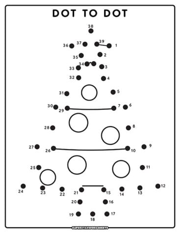 Dot to Dot Worksheets - Superstar Worksheets