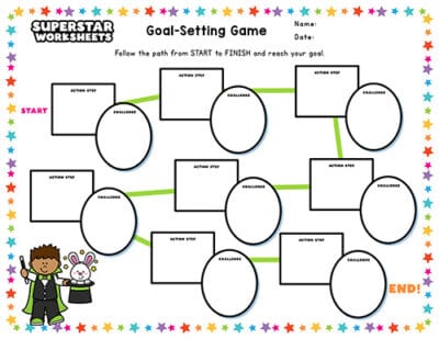 Goal Setting Worksheets - Superstar Worksheets