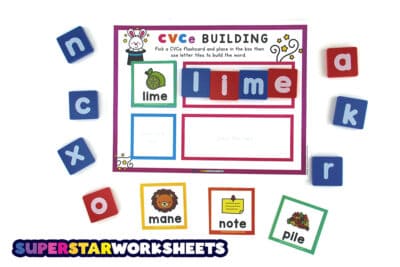 Magic e Words - Superstar Worksheets