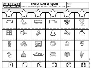 Magic e Words - Superstar Worksheets
