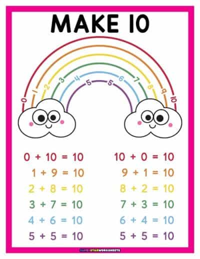 Make 10 Worksheets - Superstar Worksheets