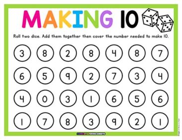 Make 10 Worksheets - Superstar Worksheets