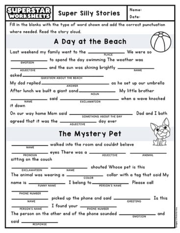 Punctuation Worksheets (Free Printables) - Superstar Worksheets