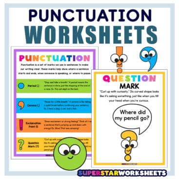 Punctuation Worksheets - Superstar Worksheets